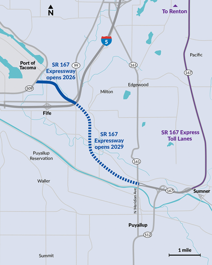 The new SR 167 Expressway opens this fall. | WSDOT Toll Division online ...